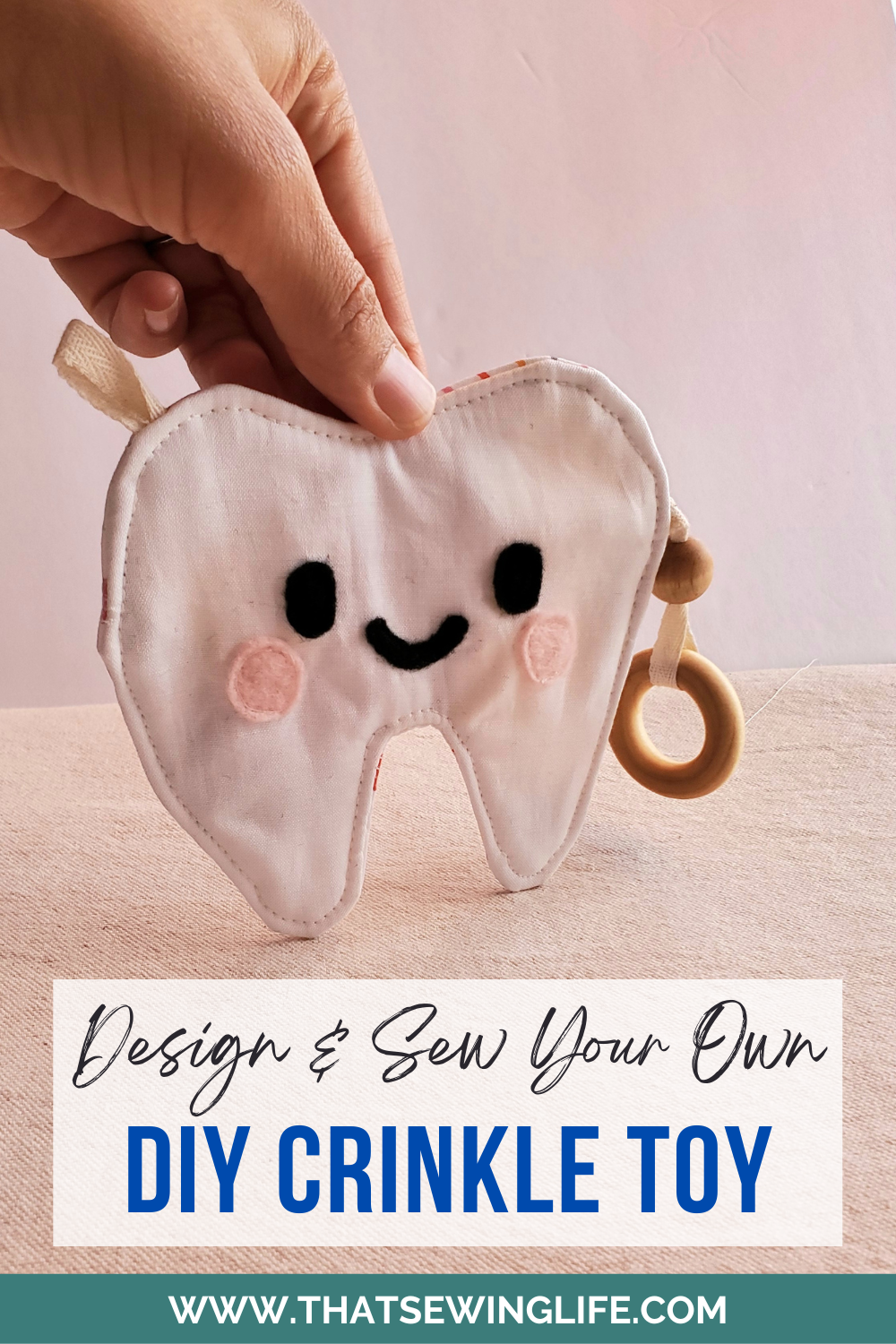 How to Make a DIY Crinkle Baby Toy - That Sewing Life